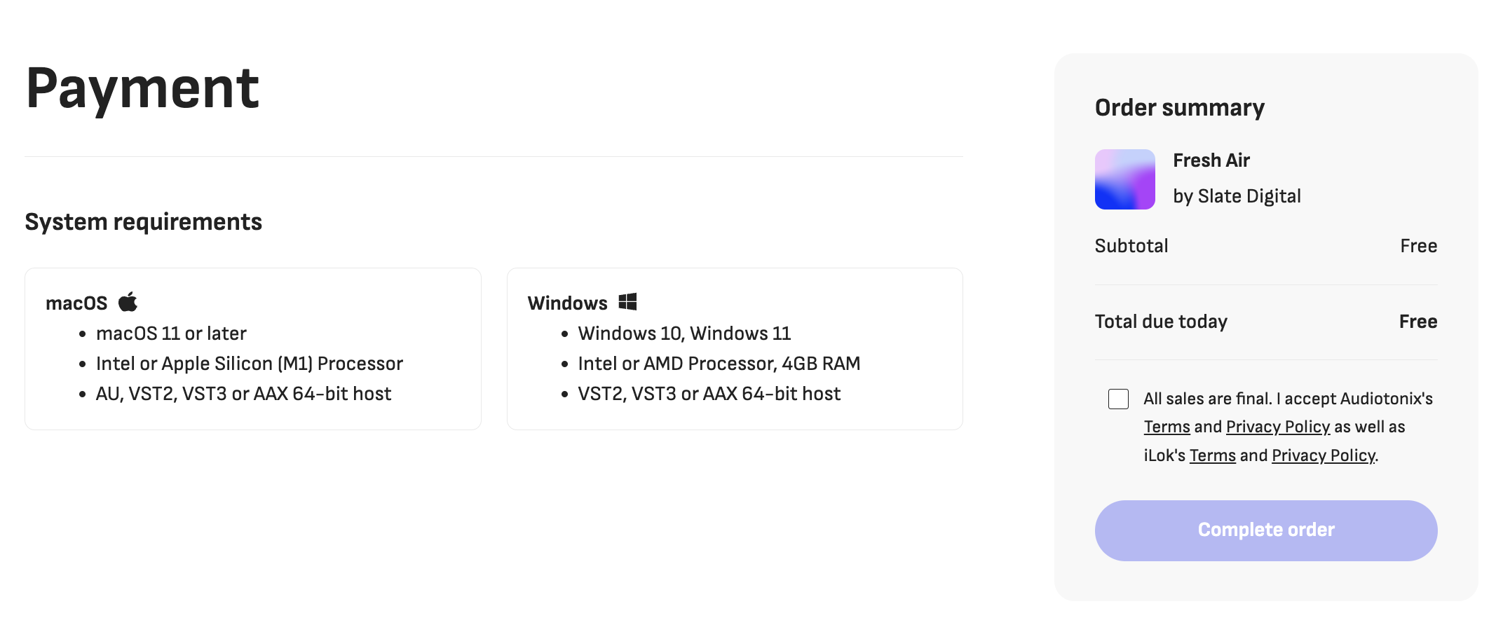 How to redeem Fresh Air for free – Slate Digital